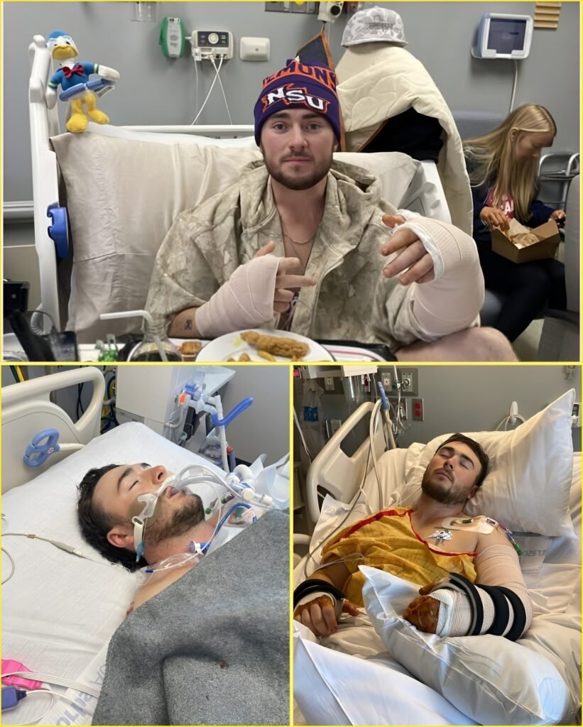 FLASH NEWS: Emotional ICU moment as Hunter Alexander flexes his fingers ...